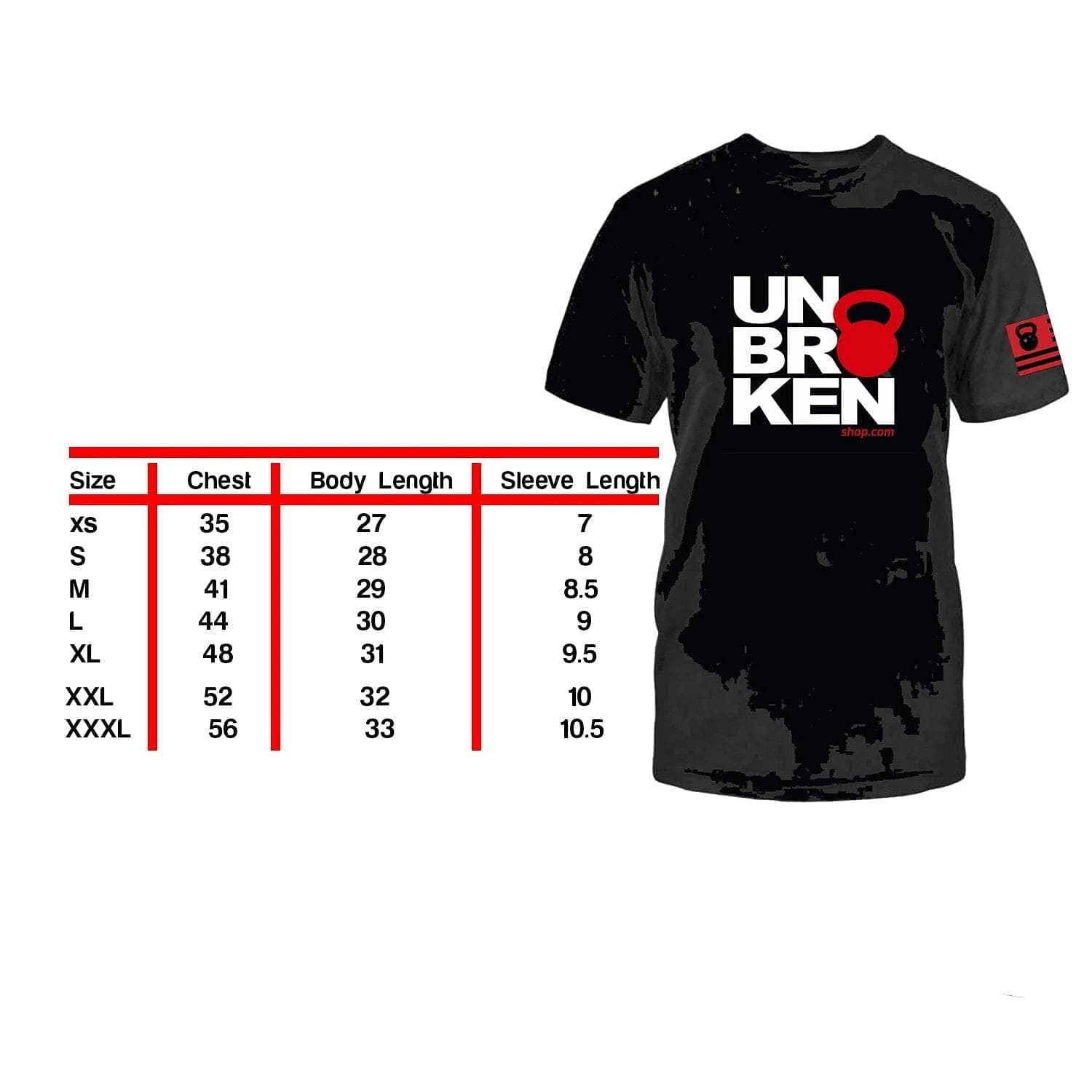 T-shirts UBK Black – UNBROKENSHOP
